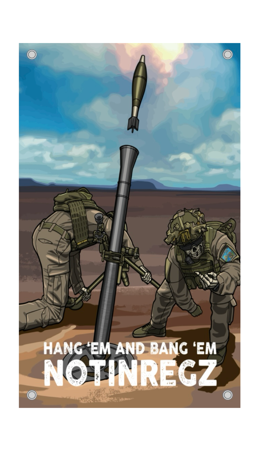 HANG ‘EM AND BANG ‘EM FLAG – Notinregs