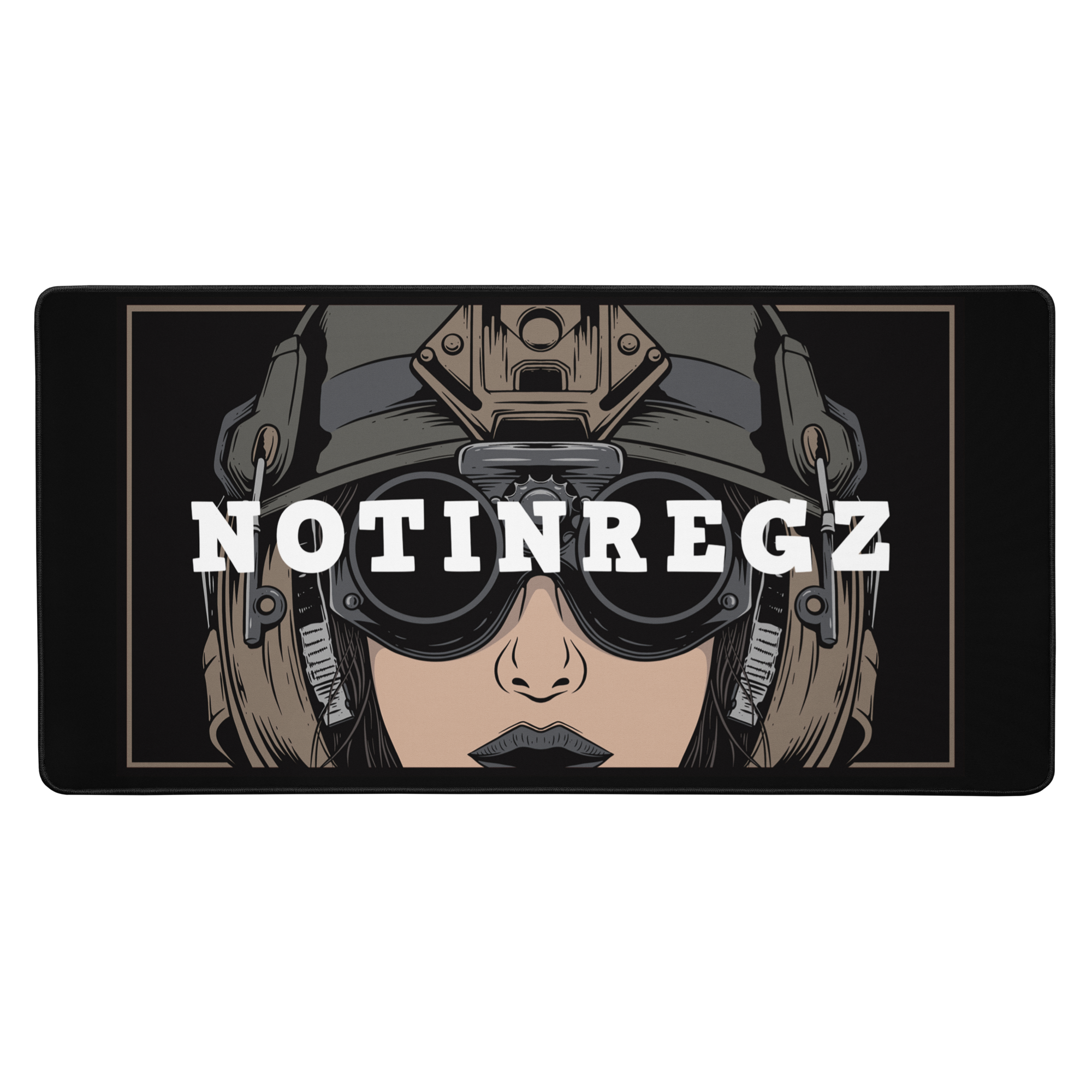 NOTINREGZ Girl Desk Mat – Notinregs