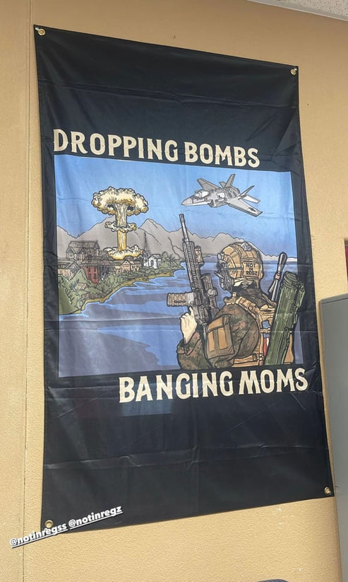 Dropping Bombs Flag – Notinregs