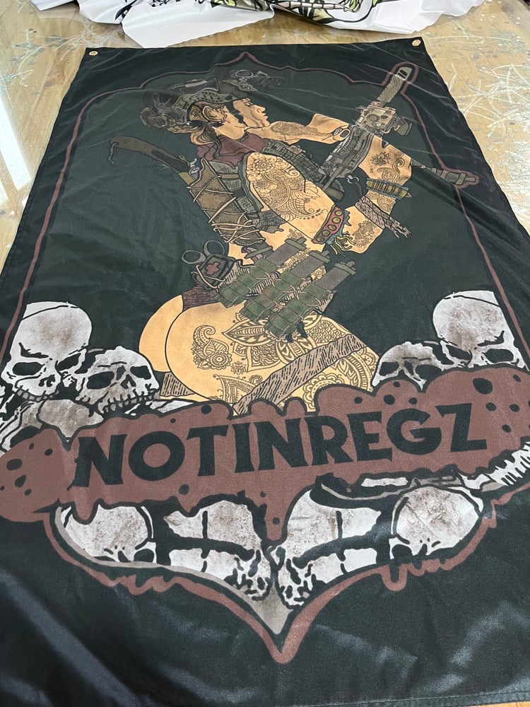 Uzi Girl Flag – Notinregs